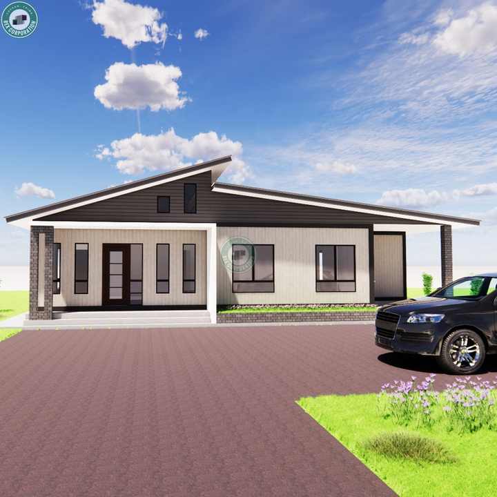 4 Bedroom Modular Home - Modern, Prefabricated Design