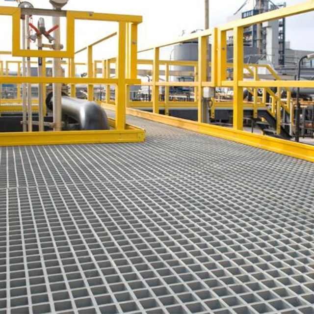 High Quality FRP Grid Mesh Fiberglass Grating High-Strength GRP Walkway ...