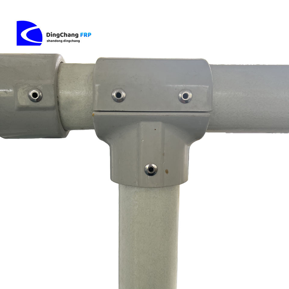 FRP/GRP Fiberglass Pipe Connector, Elbow, Tee, Flange for Handrail ...