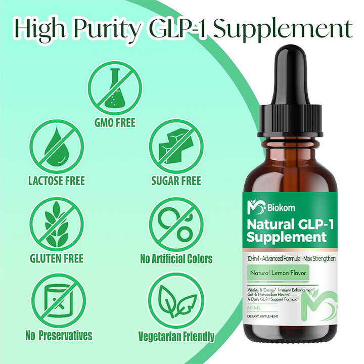 Naturally GLP-1 Supplement Liquid Drops for Support Metabolic Gut ...