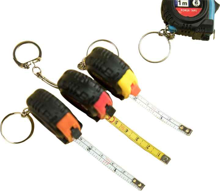 Custom Logo Mini Tape Measure 1M Thick-Holed Steel with ABS Plastic ...