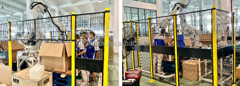 Bagging box robot handling palletizer EOAT robot pneumatic gripper ...