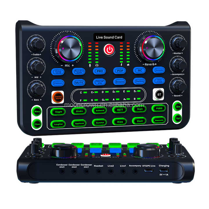 X60 Multi-Effect Audio Mixer for Podcasting & Recording Studio