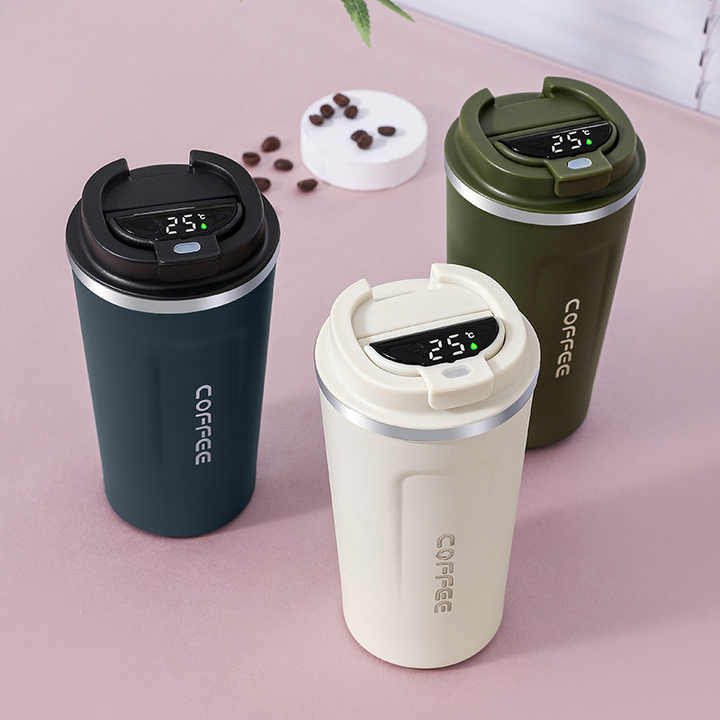 Thermo LED Termo Temperature Digital Smart Coffee Travel Mug