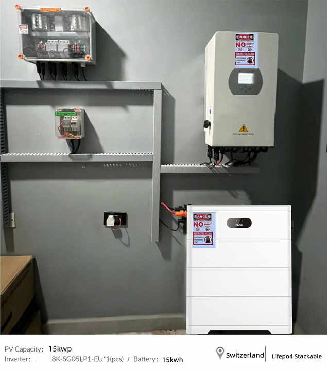 Solar Power System Stackable Lifepo4 Battery Energy Storage Home Use 5kw 10kwh Lithium Ion ...