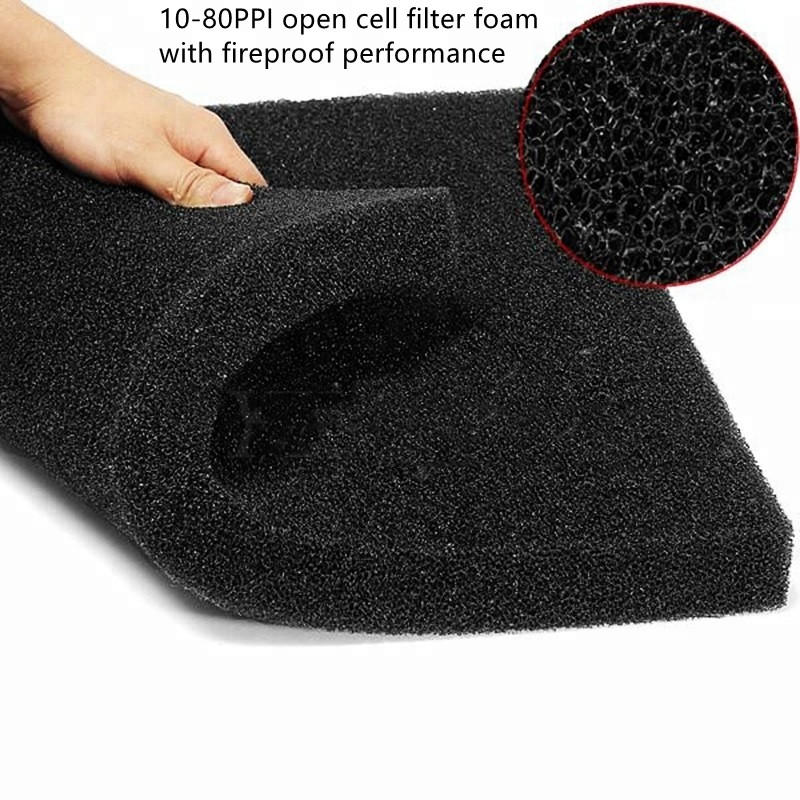10-80PPI Polyurethane Foam Open Cell Mesh Foam Filter Sponge Dust ...