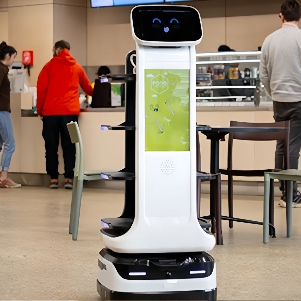 Service Robot Intelligent Restaurant Hotel Waitress Robot to Provide ...
