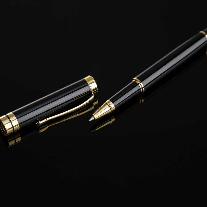 Signature Pen Business Men's Metal Heavy-Touch Bold Gel Pen 0.7mm Black ...