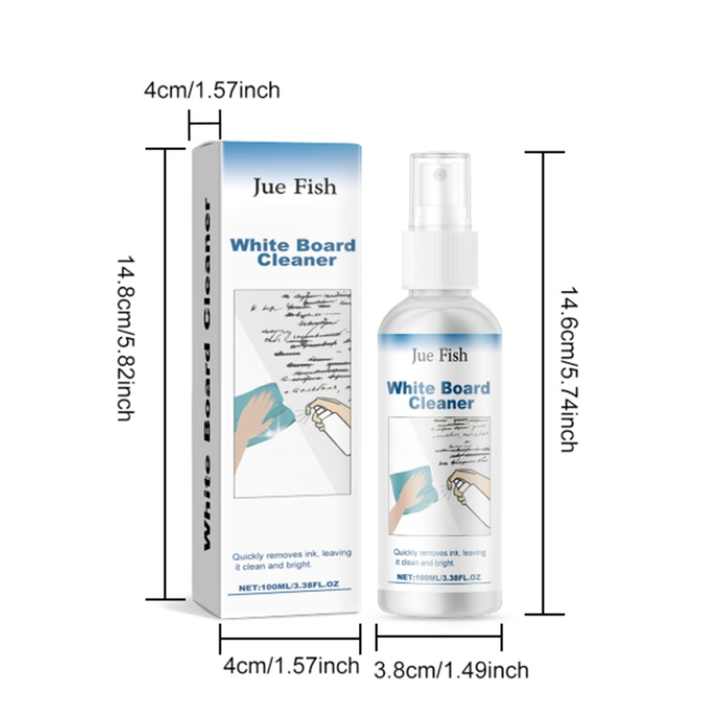 100ML Whiteboard Cleaning Spray White Board Cleaner Display Paint ...