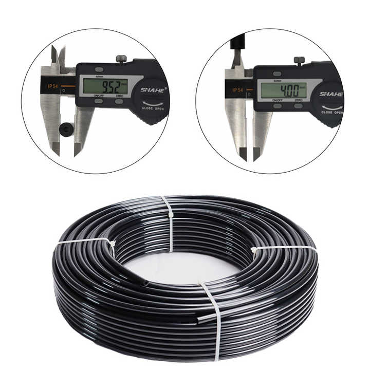 High Pressure Water Cooling PE Pipe, 9.52mm OD 4mm Thickness PE Hose ...