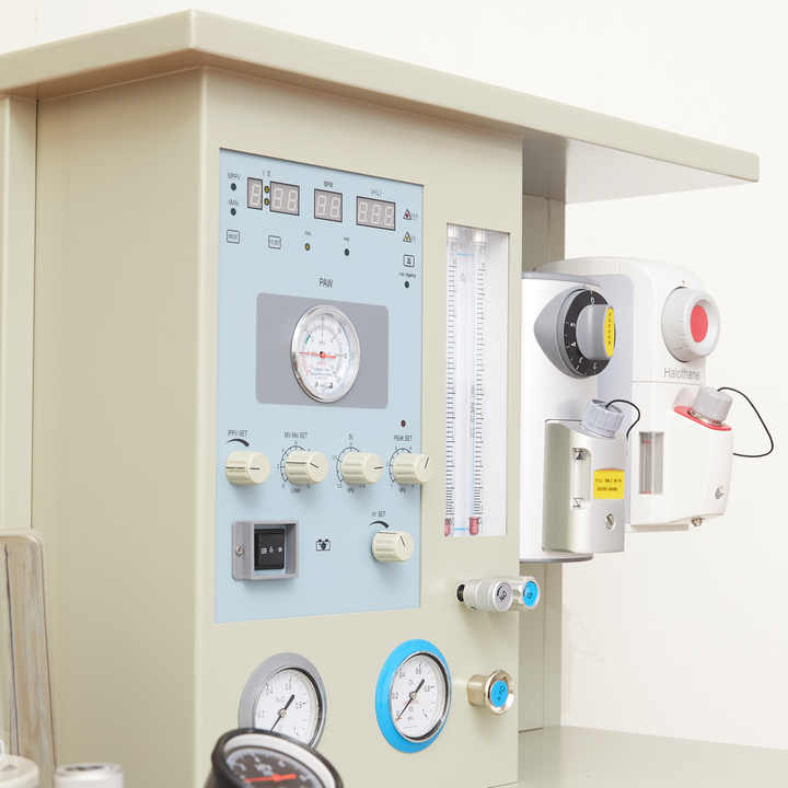 Single Vaporizer Anesthesia Machine LED display screen Anesthesia ...