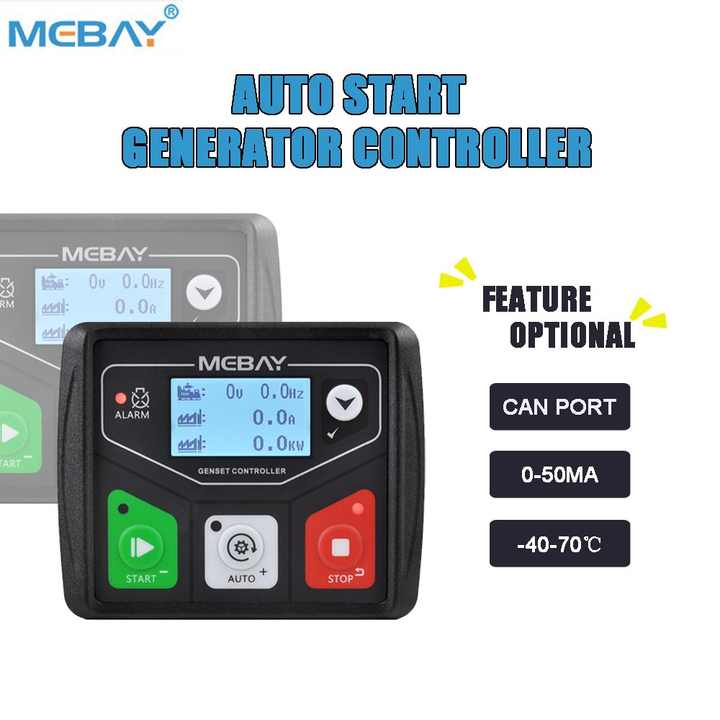 Mebay-Panel de Control Genset, módulo de Control DC30D con puerto USB ...