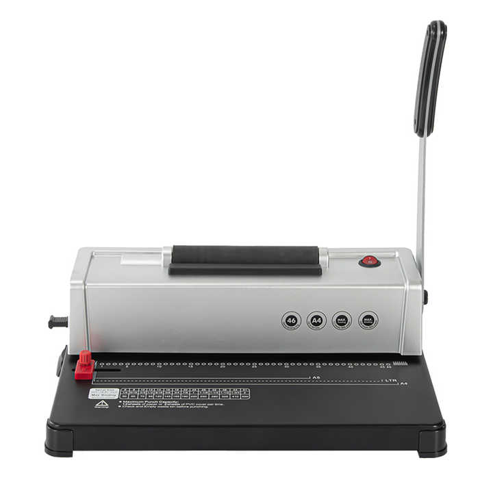 4:1 Plastic Spiral Coil Book Binding Machine - Manual