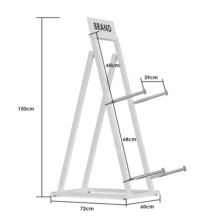 Customized Stainless Steel Alloy Wheel Display Stand Rotating Wheel Rim ...