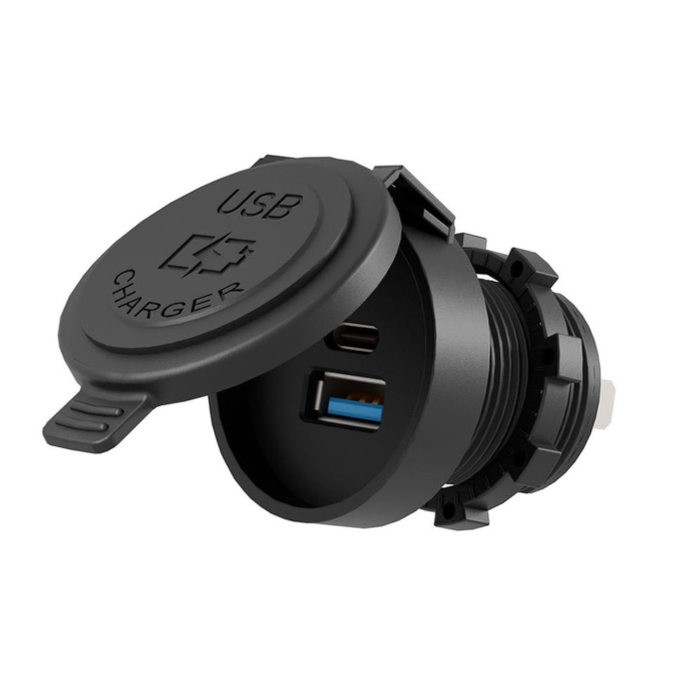 Factory Fast Charging 12-24v Modern Design Quick Charger Type C USB QC3 ...