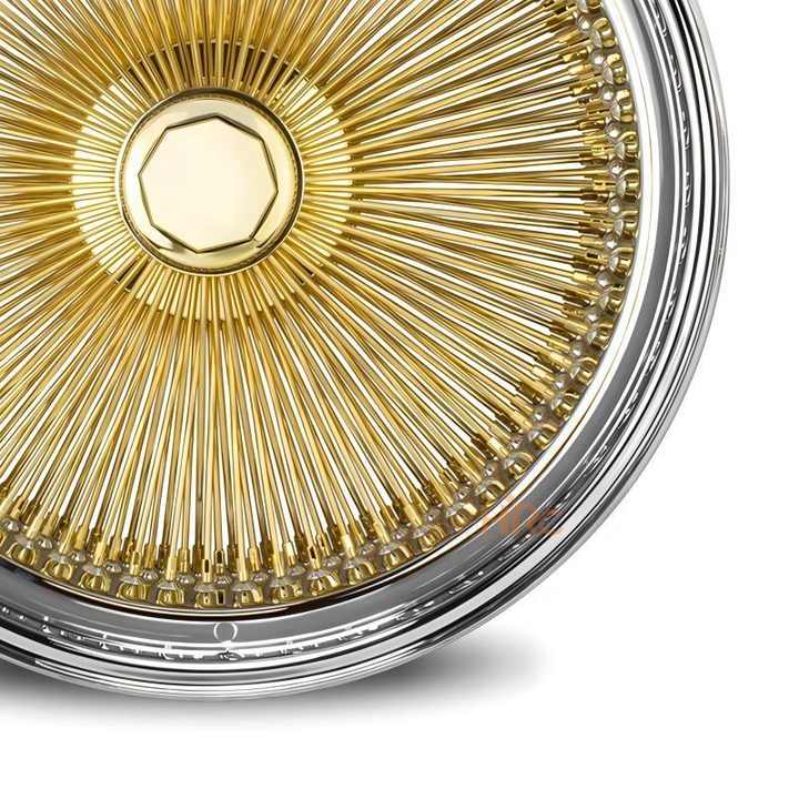 24 Inch Wire Wheels - High Performance Custom Steel Rims