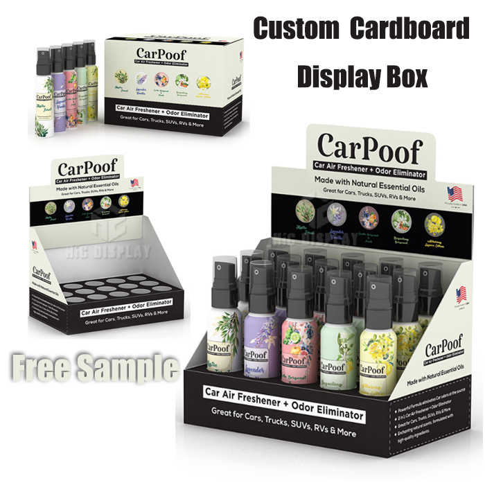 Custom Kraft Paper Countertop Display Box & Cardboard Packaging - OEM Available