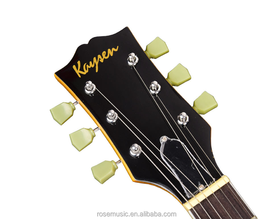 Kaysen Gold Electric Guitar HH Pickups Musical Instrument Low Price 6 ...