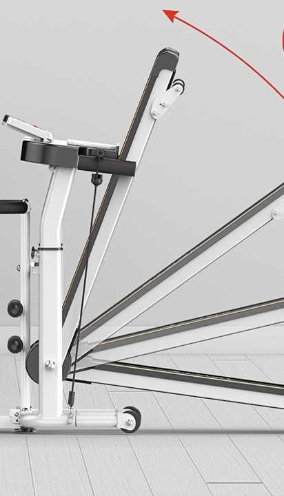 Mechanical Treadmill - Silent, Foldable, and Adjustable