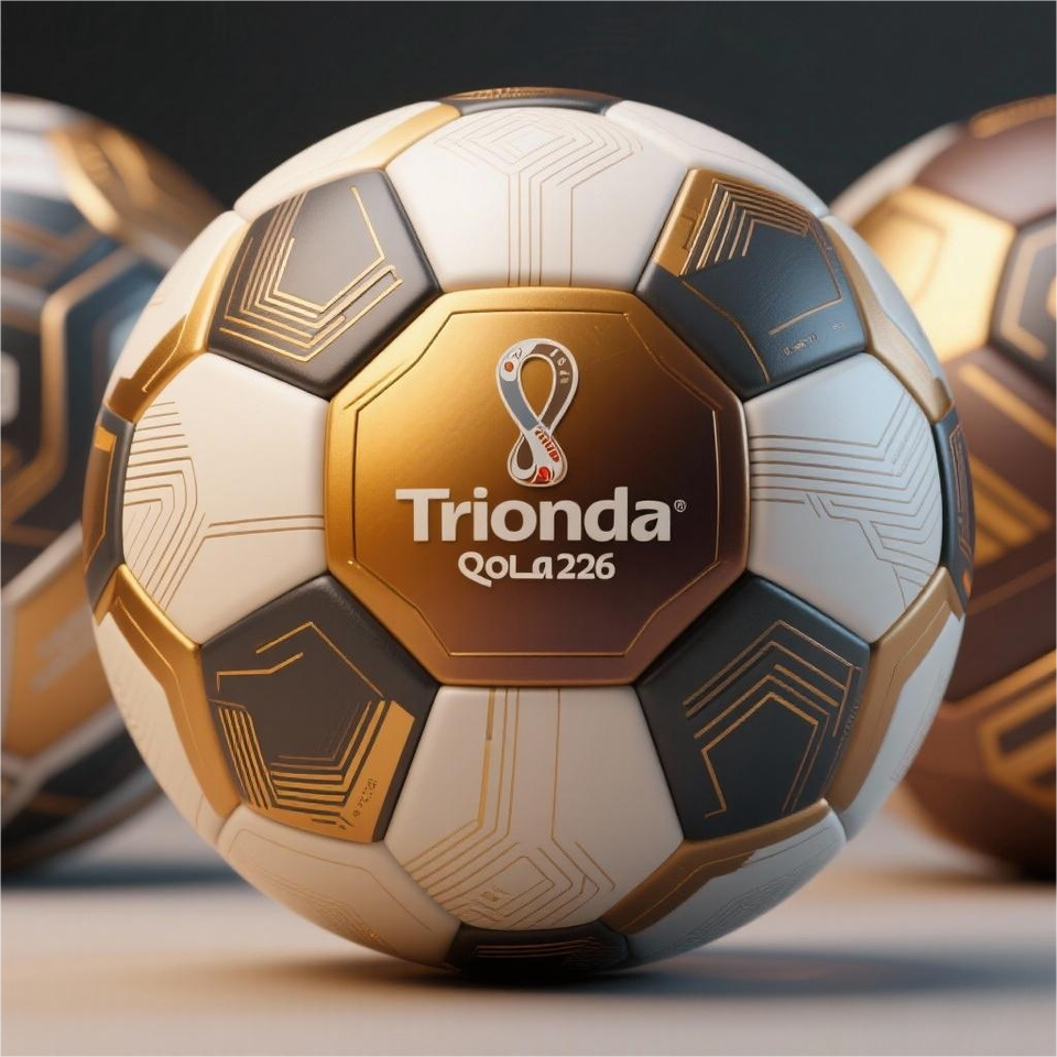 High Quality Custom Soccer Ball New Design 2026 for World Cup Size 5 ...