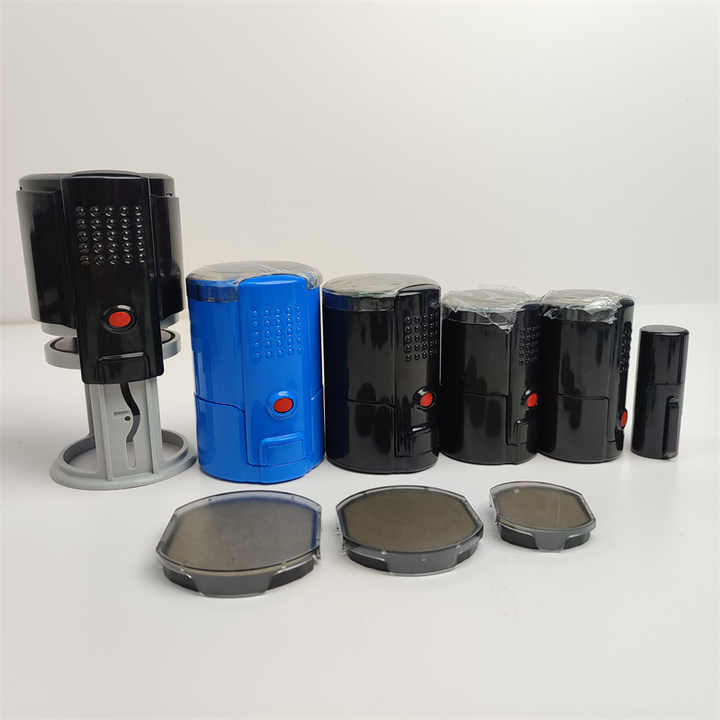 Custom AutomaticLogo Stamp Stempel Office Roller Text Date Rubber Self ...