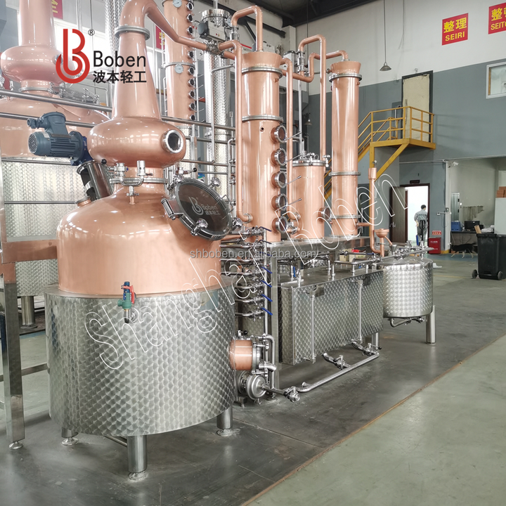 Distillery Spirit Small Distillery Machine Copper Pot Whiskey Still