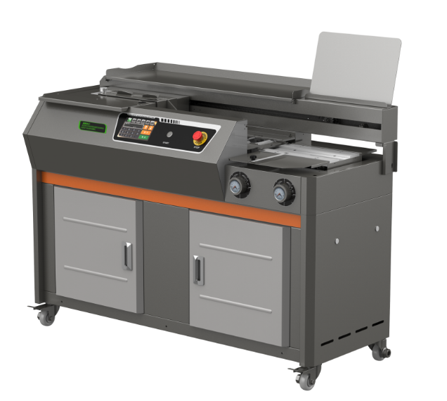 A4 Glue Binder Perfect Binding Machine Hot Melt Glue Binder Semi-auto Machine for Hot Sale FN ...