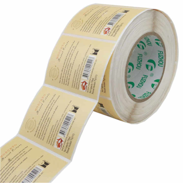 Custom Printed Packaging Adhesive Sticker Printing Roll Label Art Paper ...