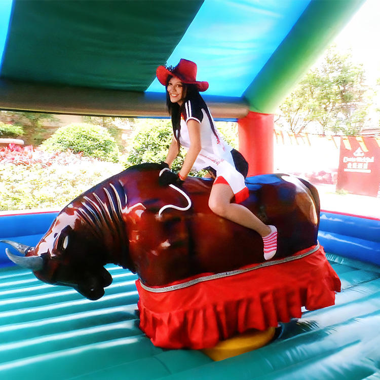 Crazy Rodeo Ride Commercial Inflatable Rodeo Mechanical Bull Customized ...