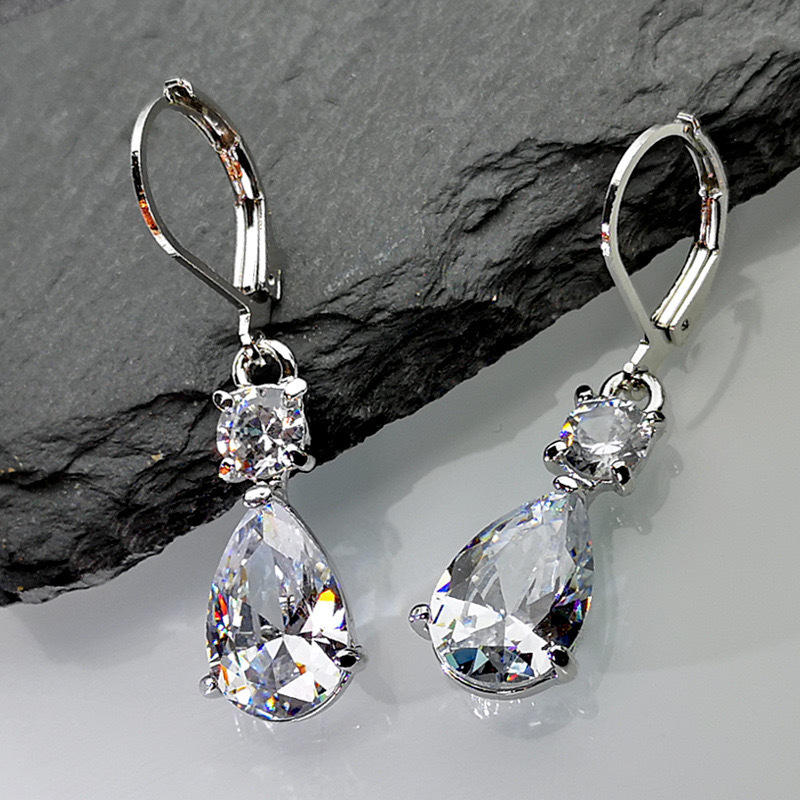 Temu European American Trendy Women's Luxury Earrings