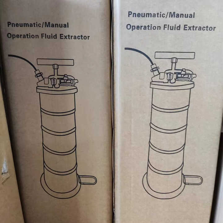 Oil Change Tool Pneumatic 9L Big Fluid Extractor Manual Hand Operated ...