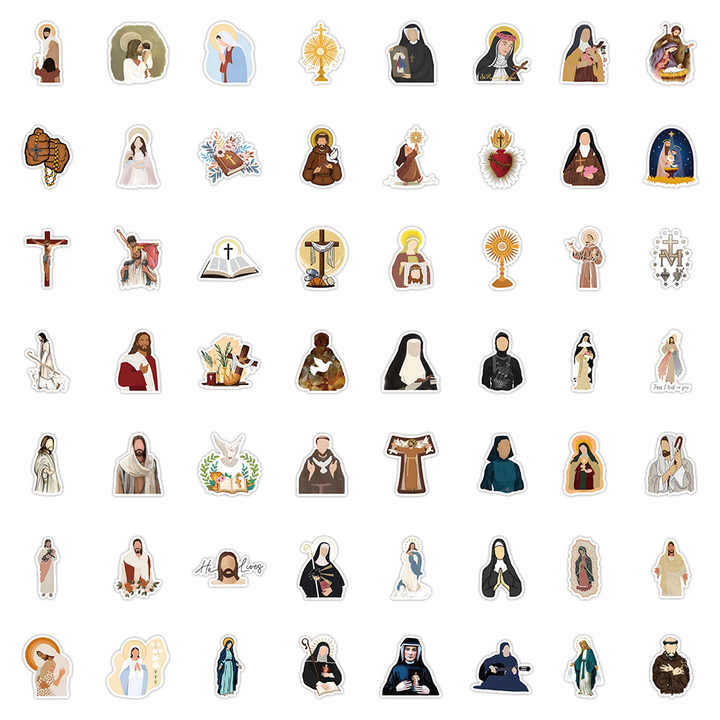 Wholesale Christian Savior Jesus Graffiti Sticker Waterproof