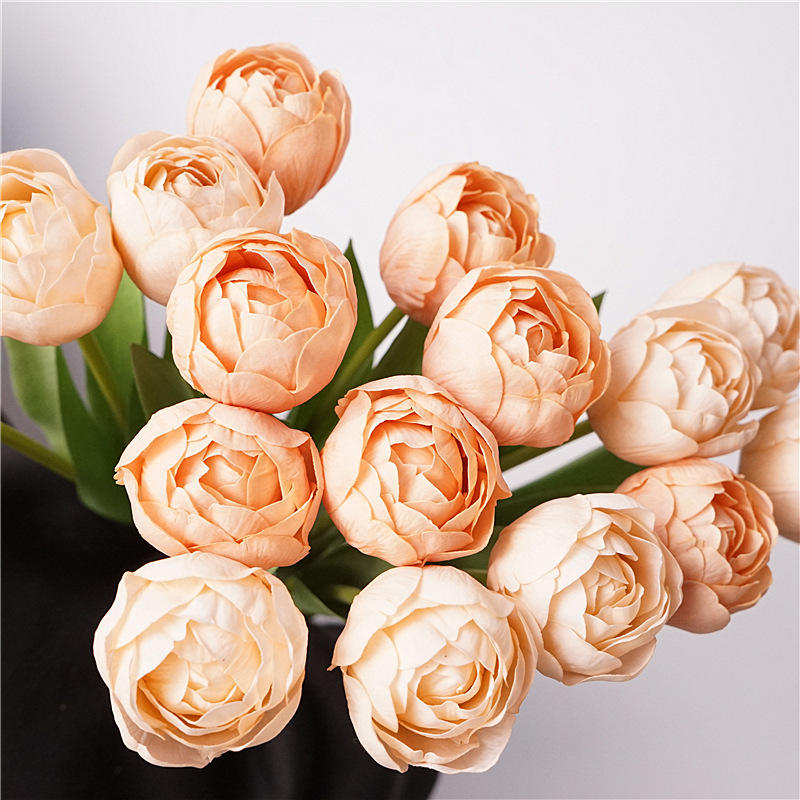 M201 High Quality Mini Faux Real Touch Tulip Home Wedding Table Decor ...