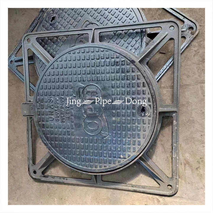 Ductile Iron Double Triangle Manhole Cover Rectangular Ductile Iron ...