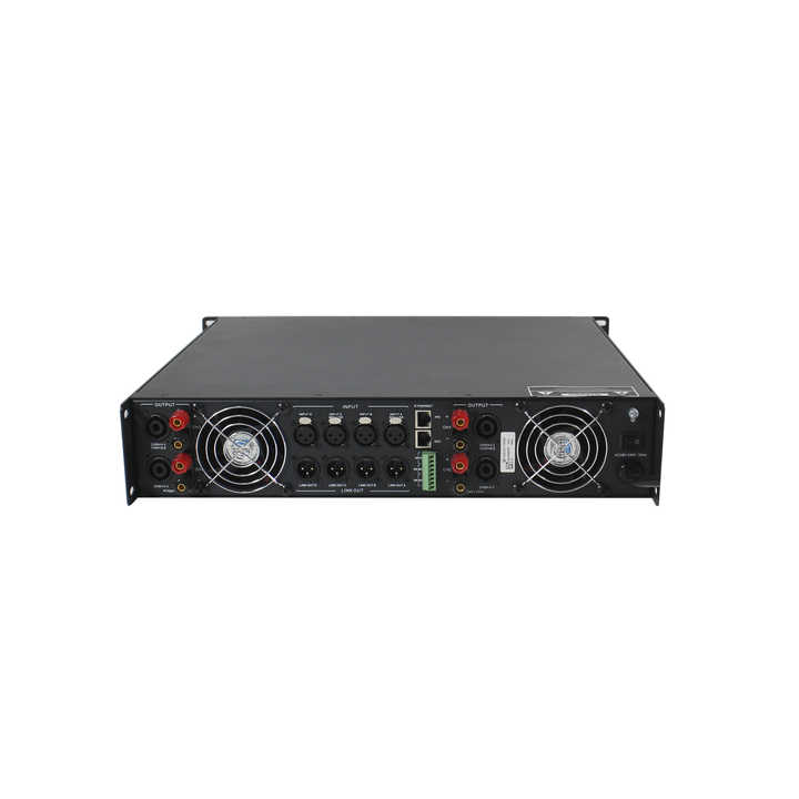 4*1800W DSP Amplifier with Multi-Impedance Output & Advanced DSP ...