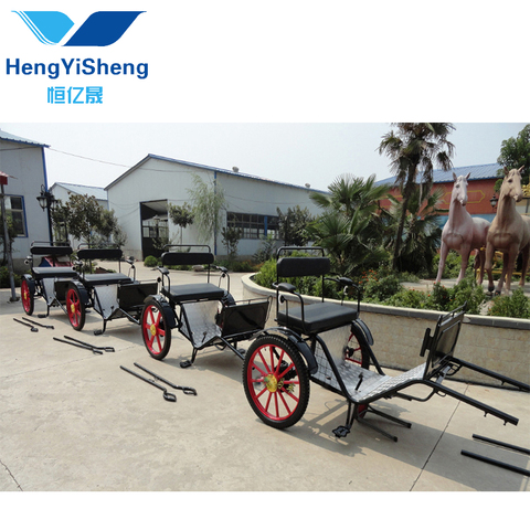 2 Wheels Mini Maraton Horse Cart Unique Gypsy/2 Wheel brown Sulky Cart ...