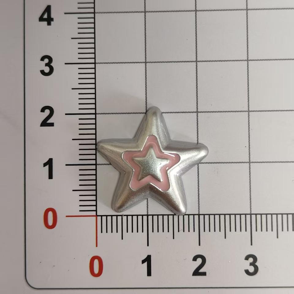 DIY Plastic Star Love Pattern Jewelry Hole junk case lighter charms ...