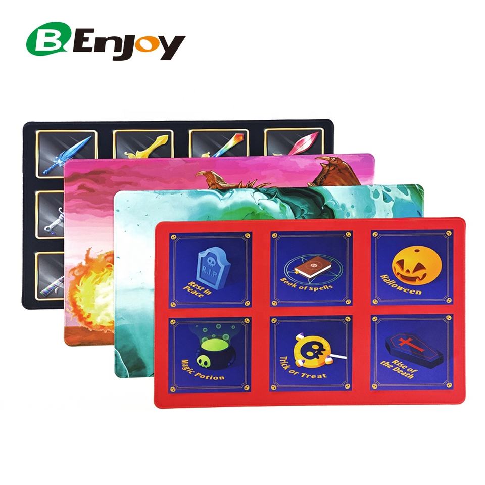 Professional Gaming Setup TCG Playmat Rubber Custom Design Printing ...