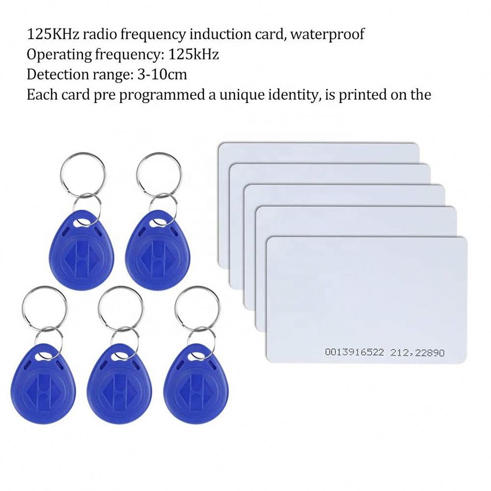 125khz Rfid Key Fobs Access Control System Kit - Standalone Keypad ...