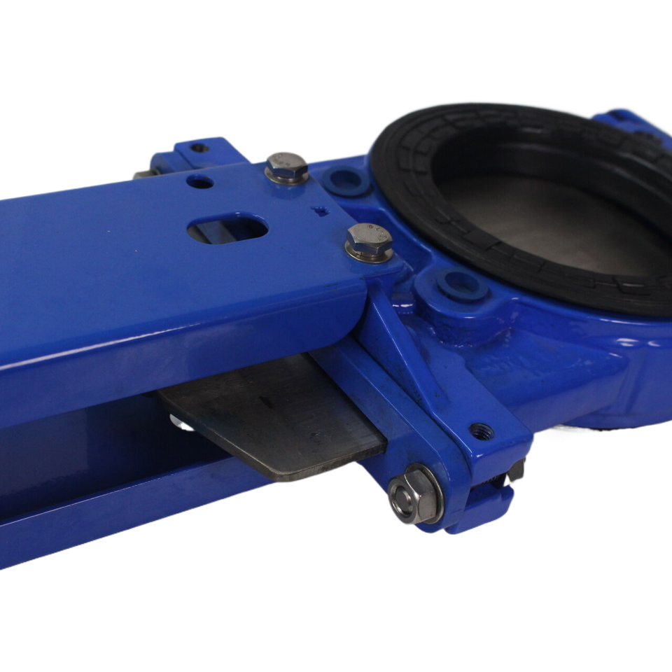 DN150 PN10 Slurry Mining Knife Gate Valve Ductile Iron Body Natural ...