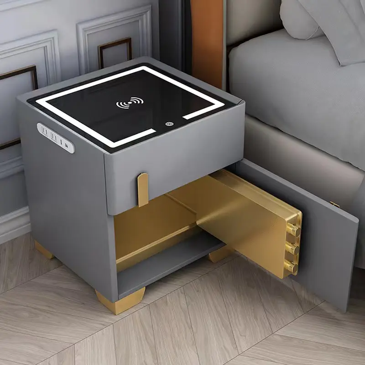 New Modern Usb Wireless Charging Nightstand Multifunctional Home ...