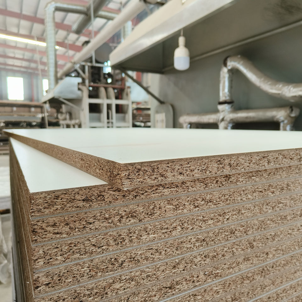 4x8 Waterproof Faced White Wood Veneer Chipboard Panels Sheet 18mm 16mm ...