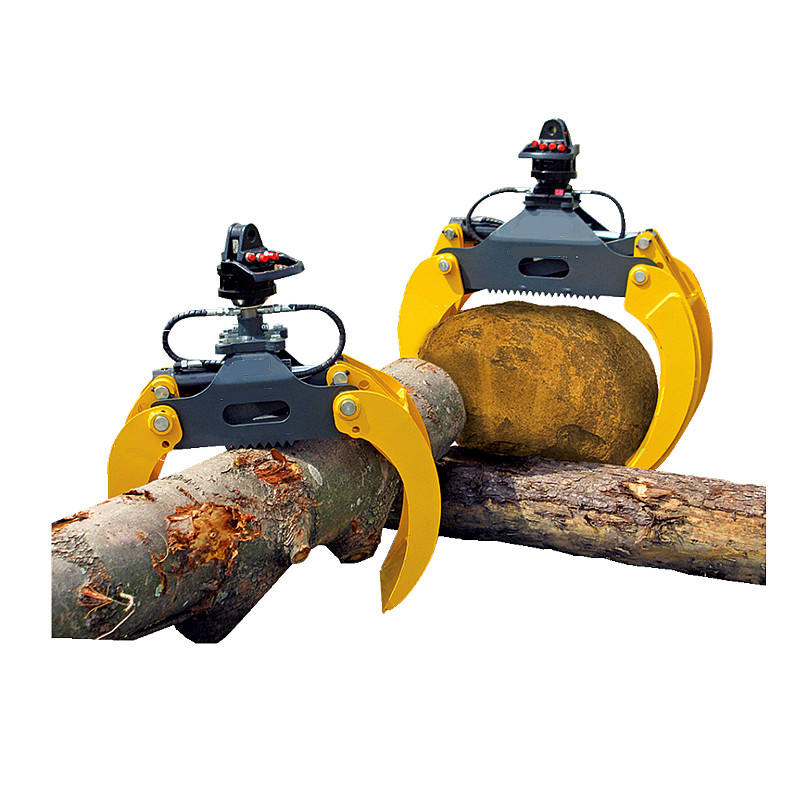 Excavator loader hydraulic log grab mini excavator log grab Products ...