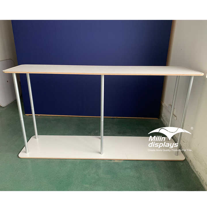Custom Trade Show Counter Portable Backlit Exhibition Counter Promotion ...