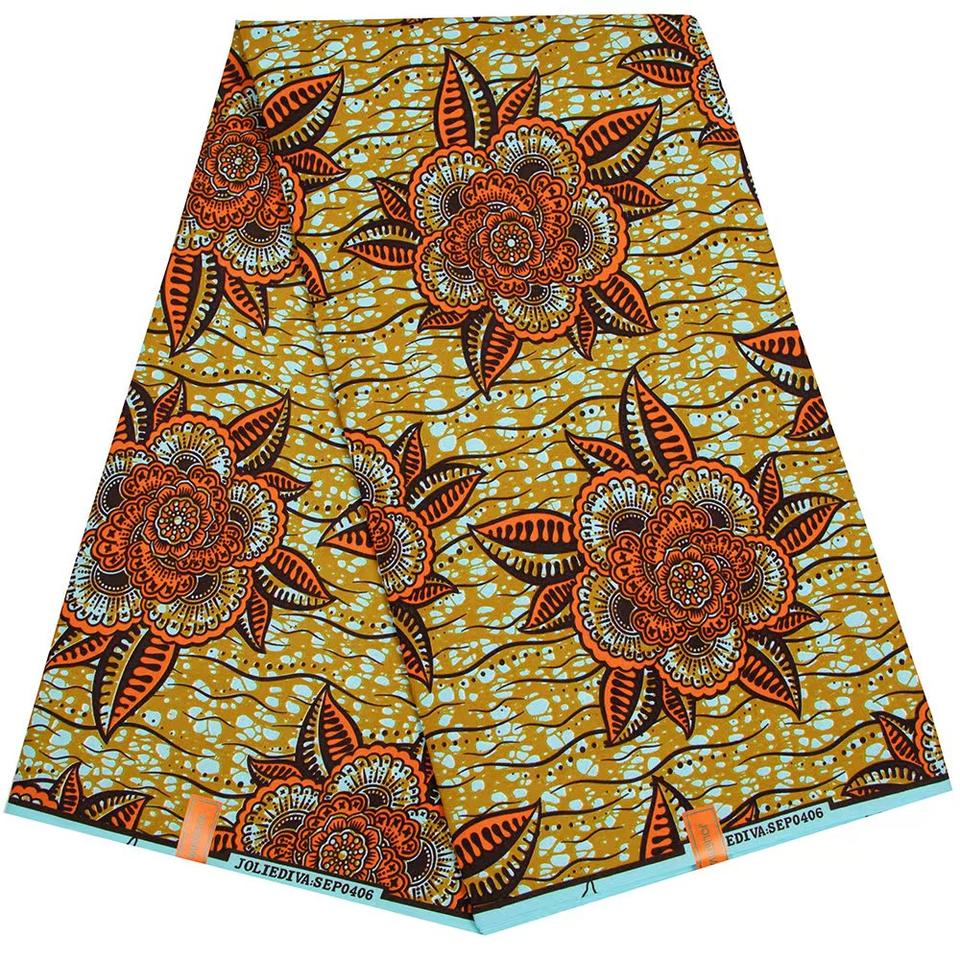 Wholesale Low Cost African Polyester Printed Wax Fabric 100% Polyester ...