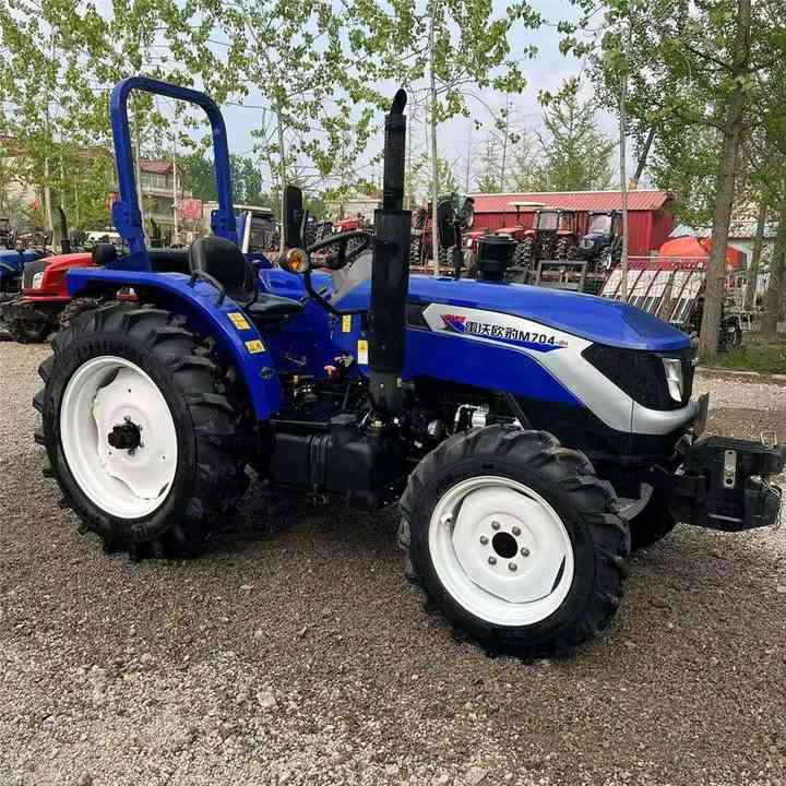 TE504 4WD Agricultural Wheel Tractor with High Efficiency Engine HP 4x4 ...