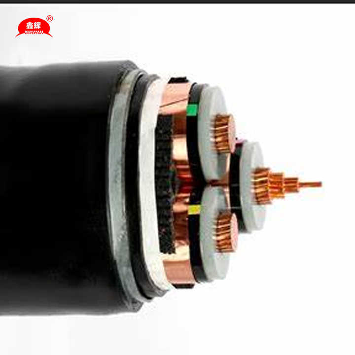 Câble d'alimentation en aluminium HTA Alu Souterrain 24KV ARVFV 3*1*240 ...