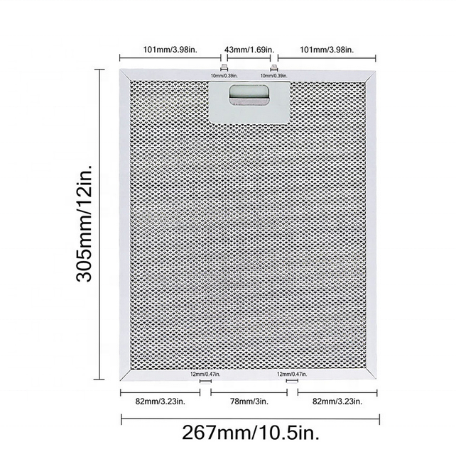 Customization Range Hood Filter - High-Quality Kitchen Ventilator