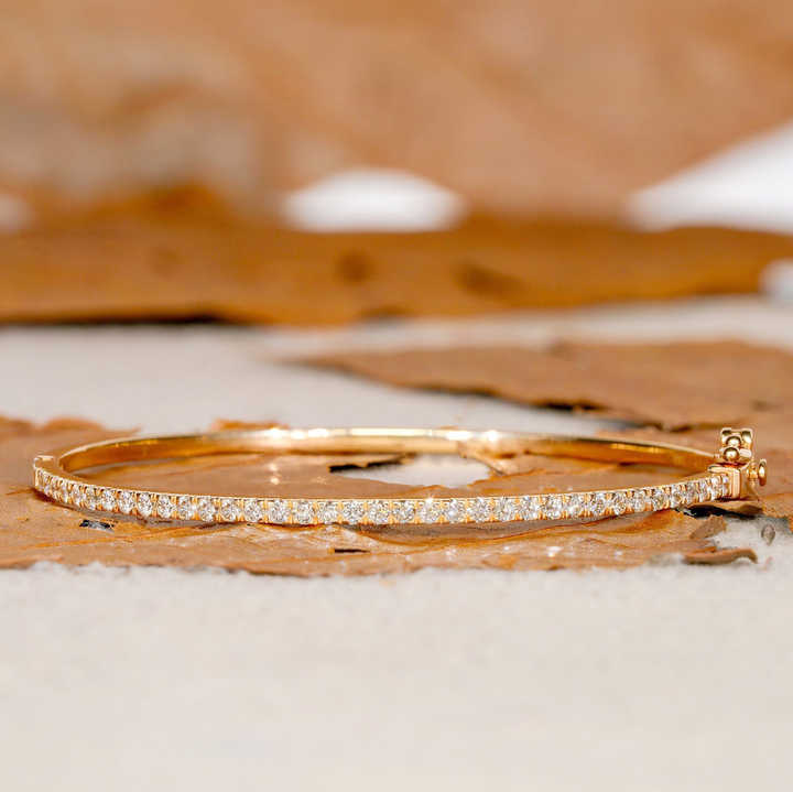 Elisa Real Gold CVD HPHT Lab Grown Diamond Tennis Bracelet