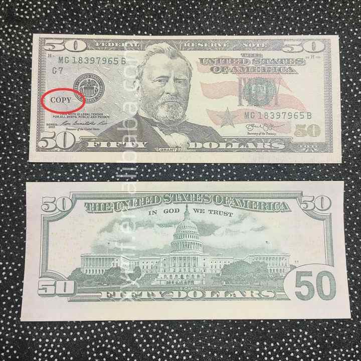 Realistic Paper Prop Money USA 5 10 20 50 100 Dollar Bills Movie ...